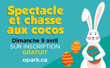 Spectacle de Pâques et chasse aux cocos - Ville d'Otterburn Park